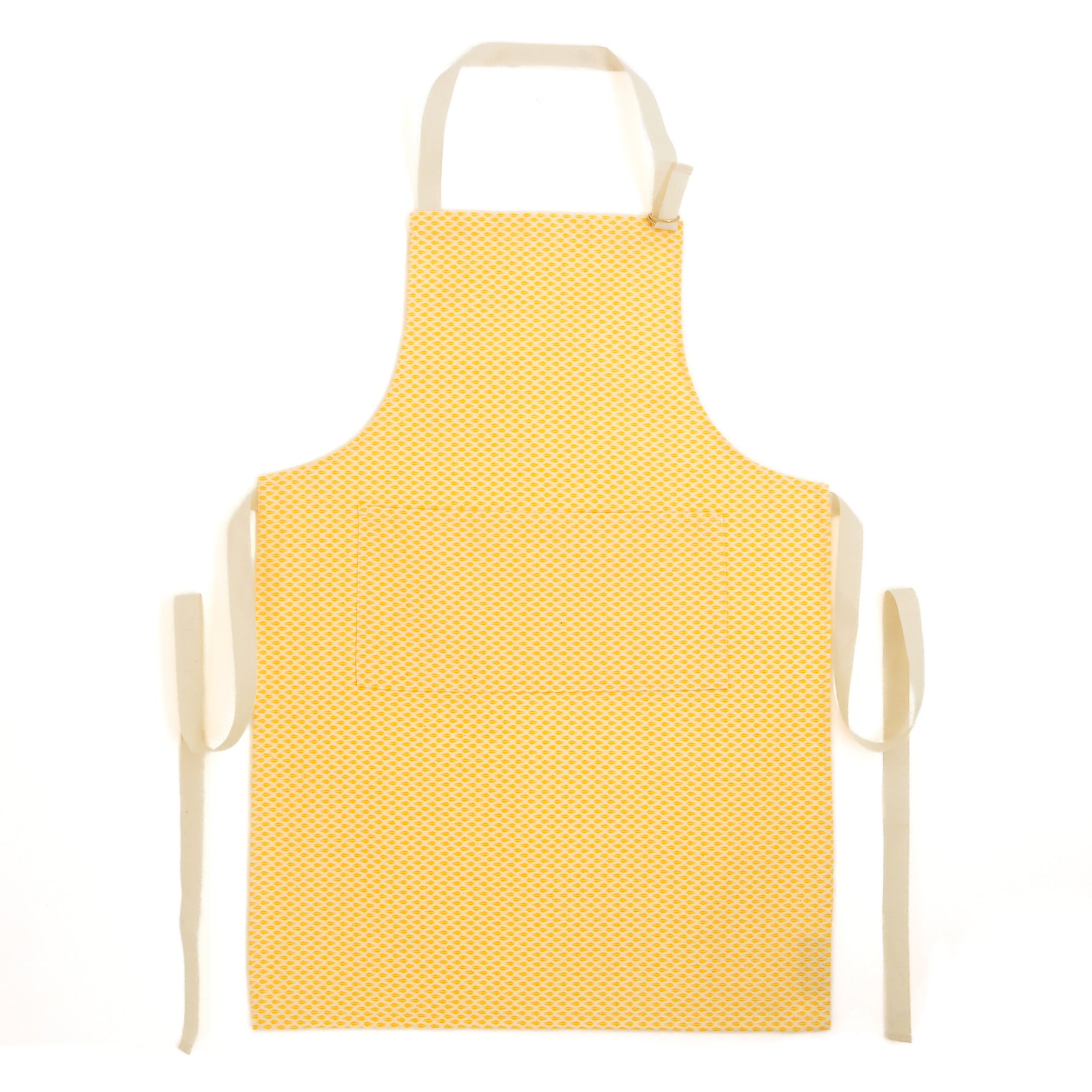 Adult Kitchen Apron with pocket made from Organic Cotton featuring a Y ...